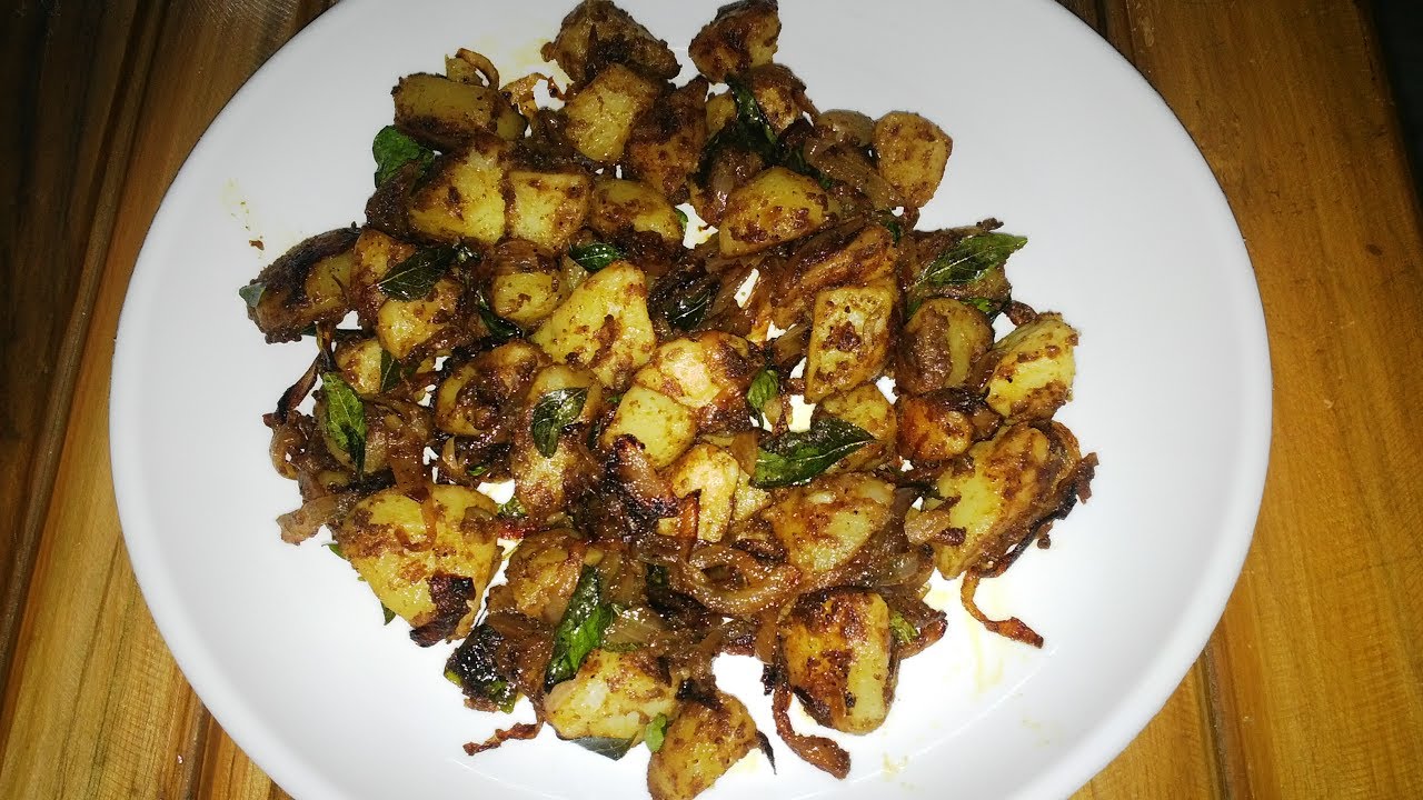 butter aloo fry | potato fry | aloo fry recipe - YouTube