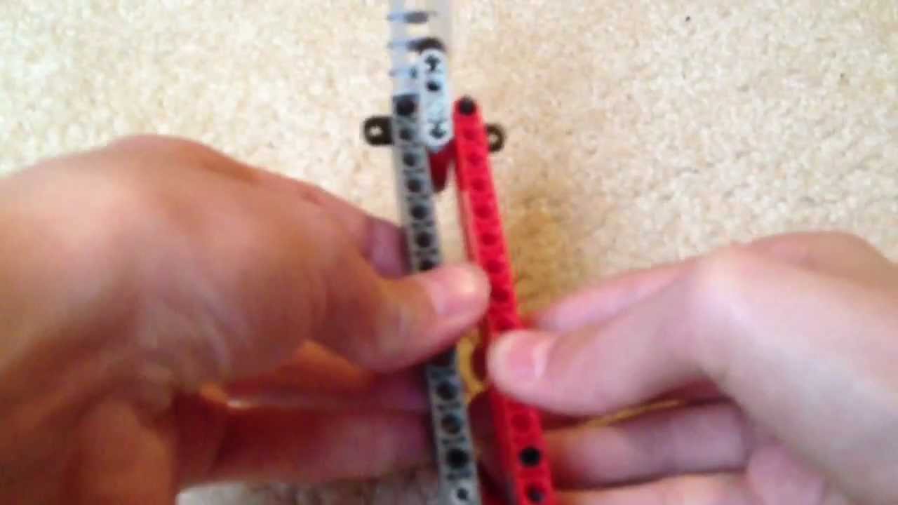 Lego butterfly knife tutorial - YouTube
