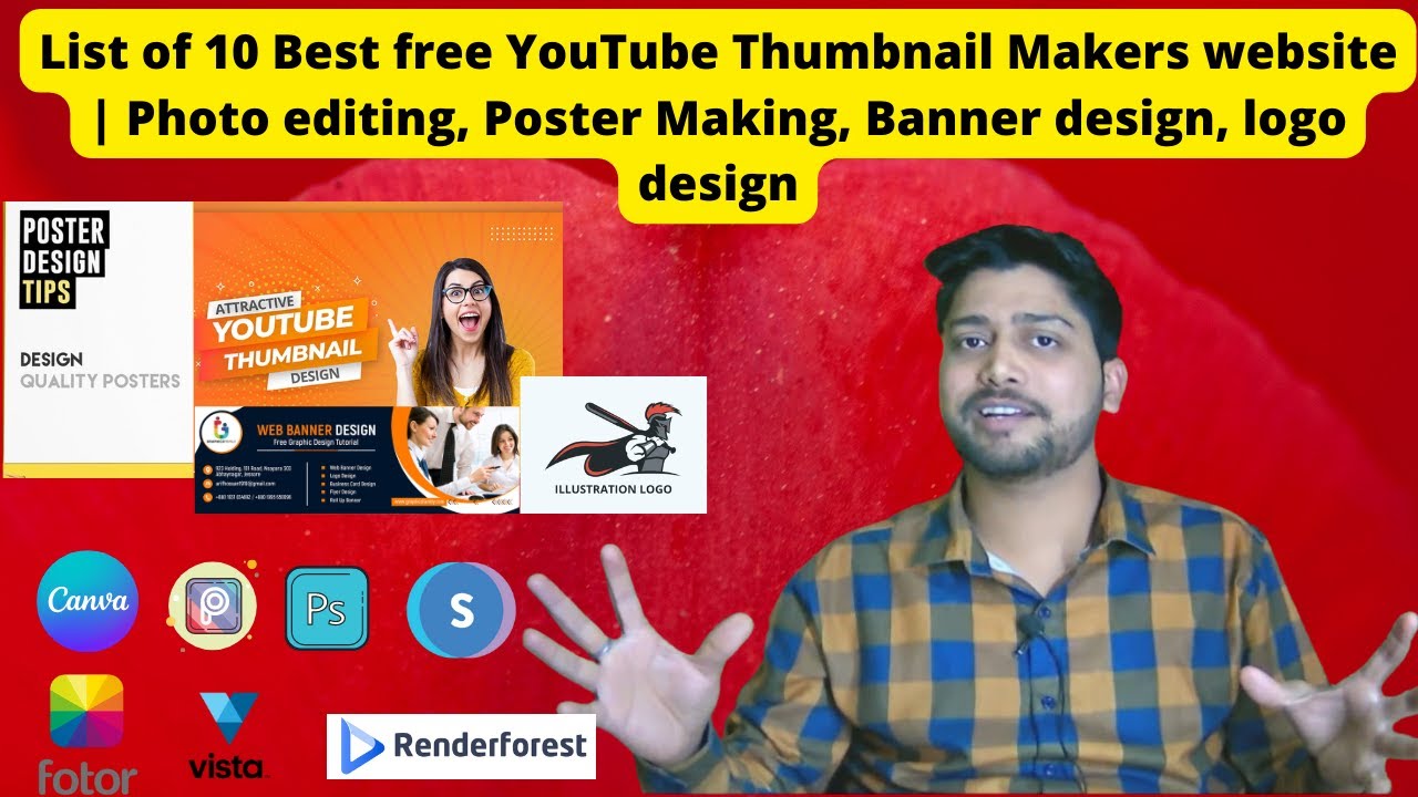 List of 10 Best free YouTube Thumbnail Makers website | Photo editing ...