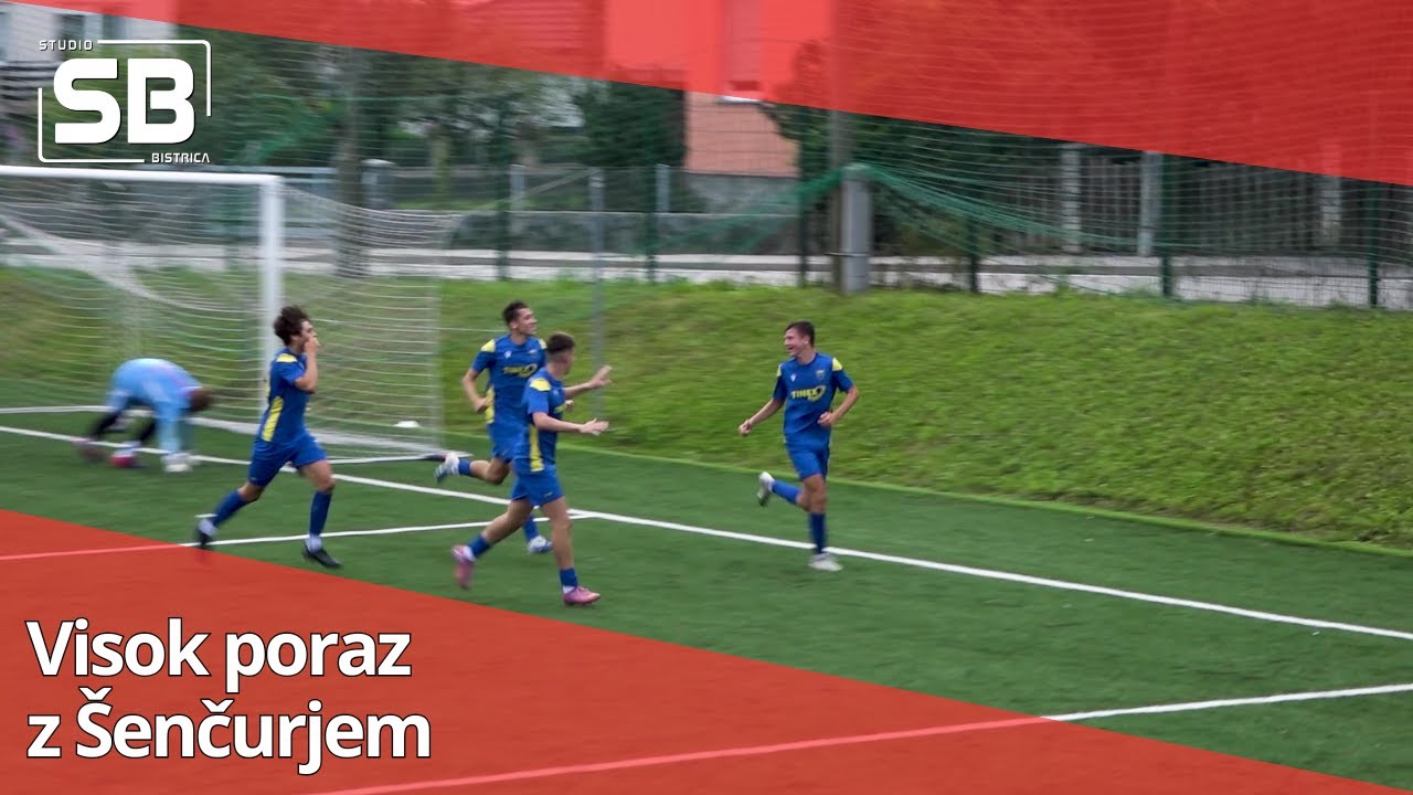 Visok poraz doma s Šenčurjem (kadeti, 1. liga) - YouTube