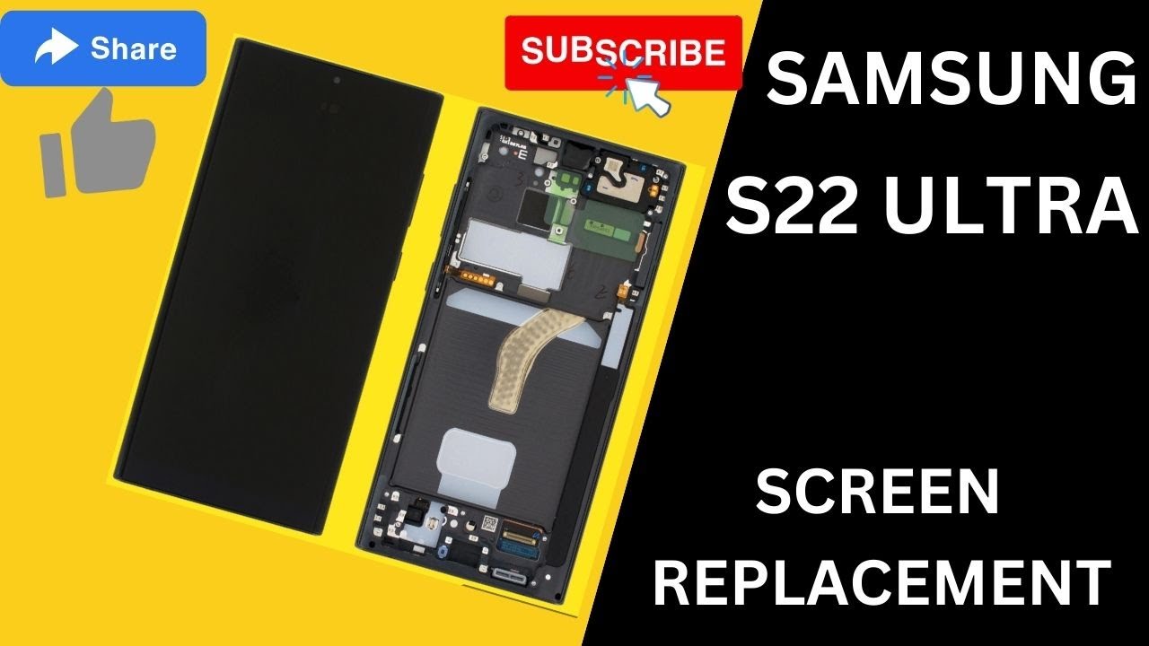 Samsung Galaxy S22 ultra screen replacement/lcd change #youtube - YouTube