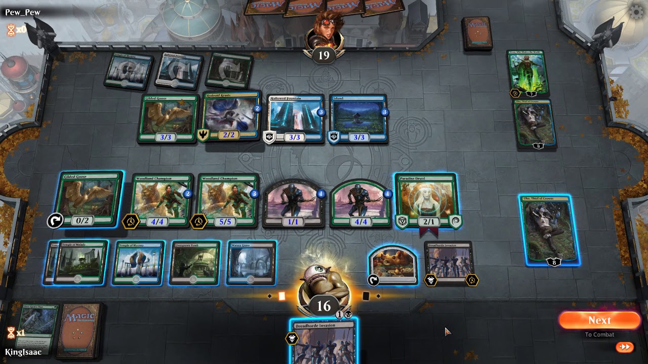 Magic the Gathering Arena 2019 10 09 Oko vs Oko? who wins? - YouTube