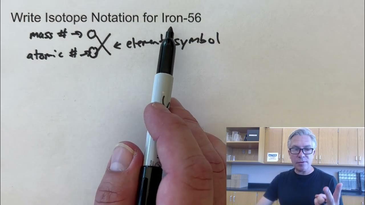 How to write isotope notation #1: Chemistry Homework - YouTube