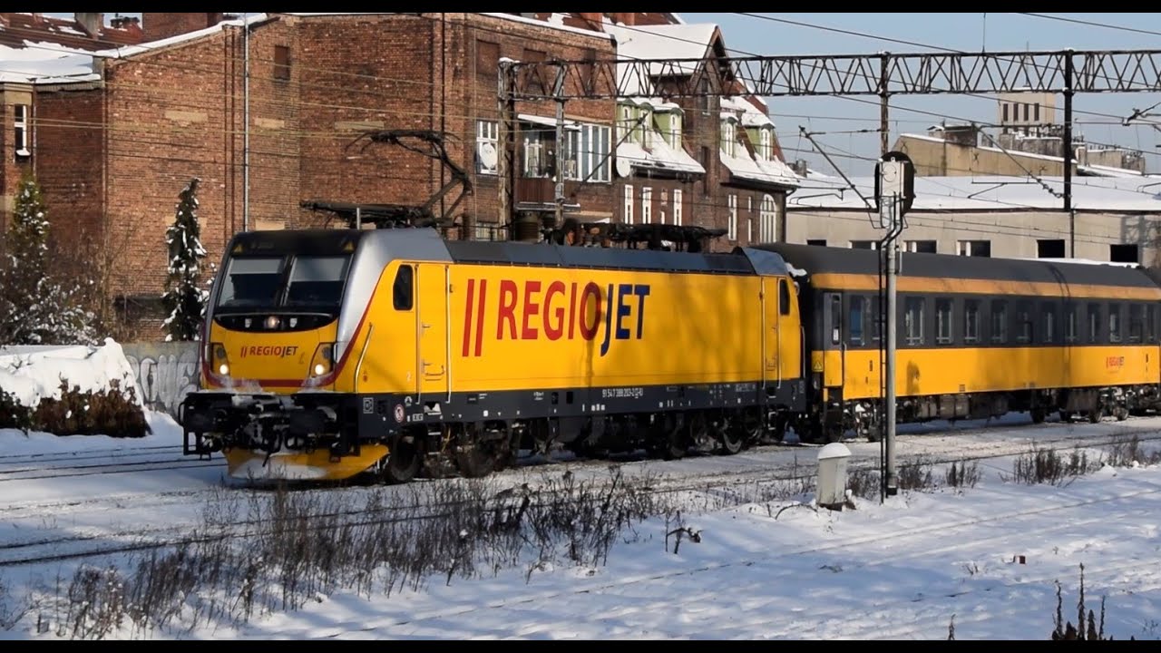 [Regiojet] TRAXX 388-203 z opóźnionym ponad 750minut pociągiem RJ 1022 ...