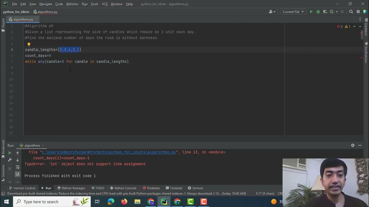 Python Algorithm: Maximum Days of Illumination-GeeksforGeeks - YouTube