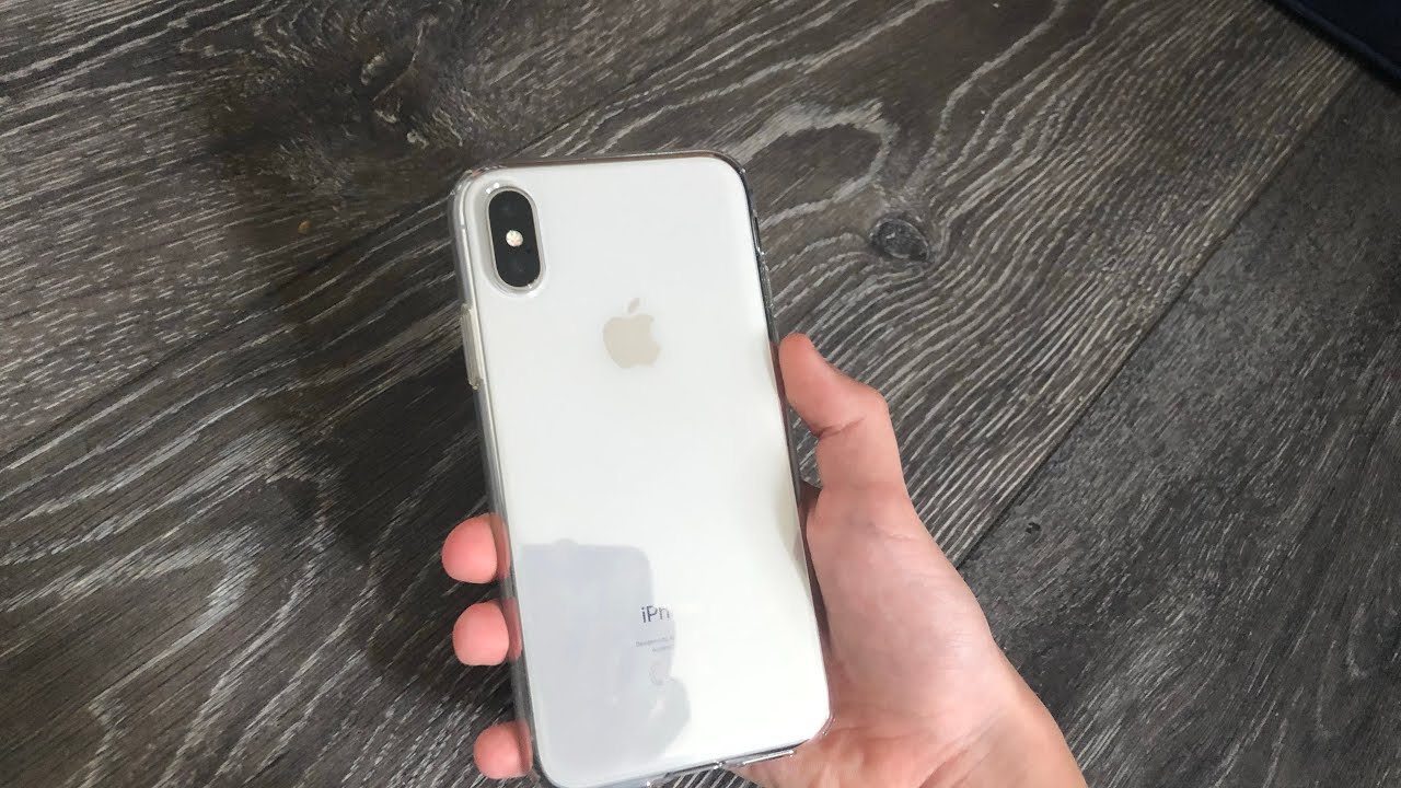 Unboxing A New 64gb Silver IPhone X! - YouTube