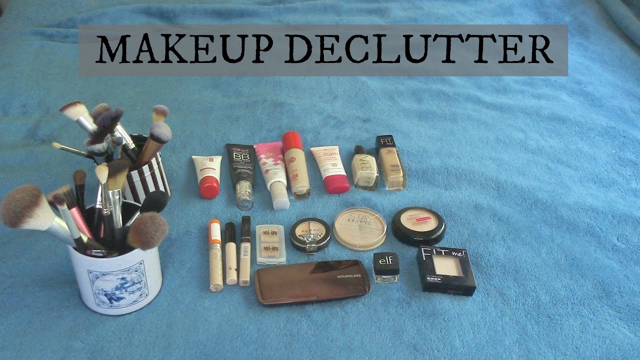 MAKEUP DECLUTTER: BASES & BRUSHES | BONBONZZ - YouTube