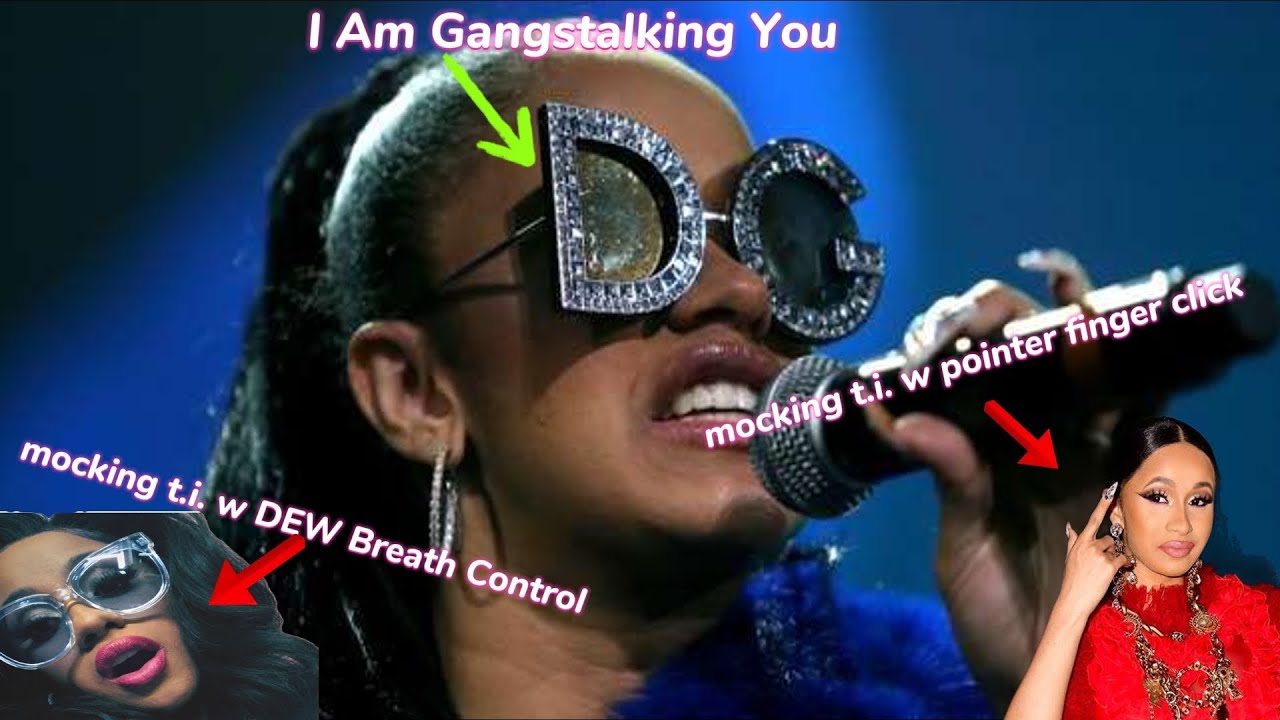 GANGSTALKERS EXPOSED 👩FEMALE FREEMASON RAPPER Cardi B" iM GANGSTALKING ...