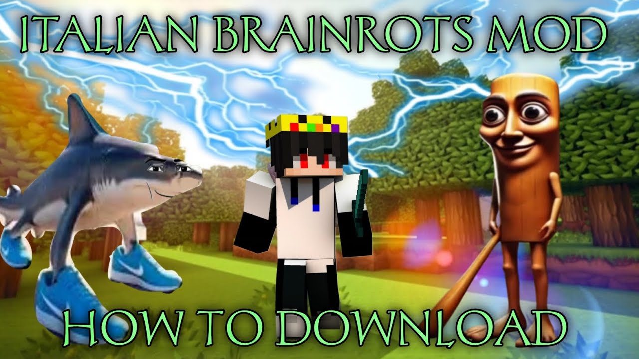 HOW TO DOWNLOAD ITALIAN BRAIN ROT MOD #minecraft #shorts - YouTube