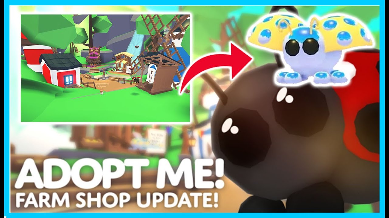 HOW TO GET NEW LADYBUG PETS IN ADOPT ME *FARM SHOP UPDATE* - YouTube