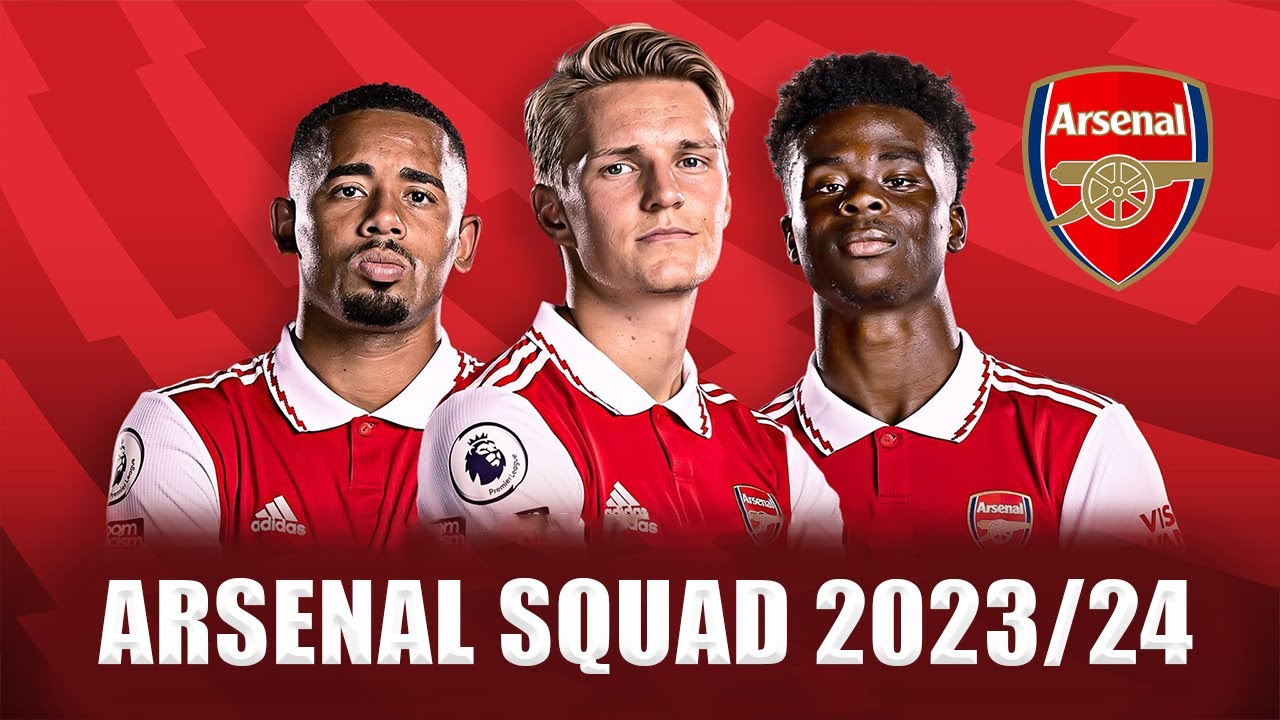 arsenal squad with new players 2023/204 #arsenal #epl #ronaldo #messi # ...