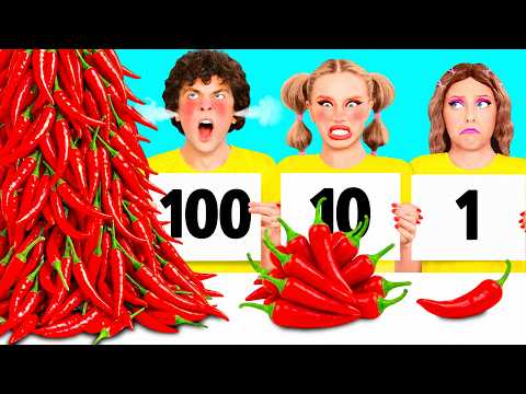 100 Katmanlar Gida Mücadelesi | Harika Mutfak Tarifleri BaRaDa Challenge