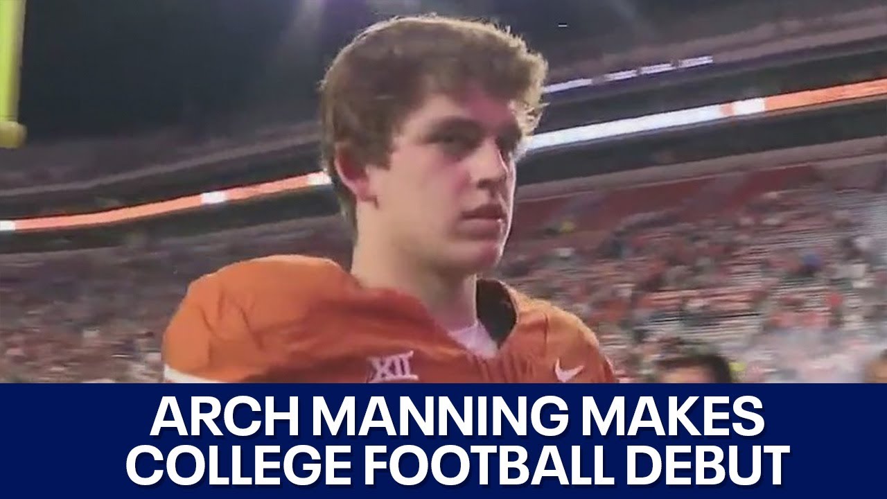 Arch Manning makes college football debut for Texas Longhorns | FOX 7 ...