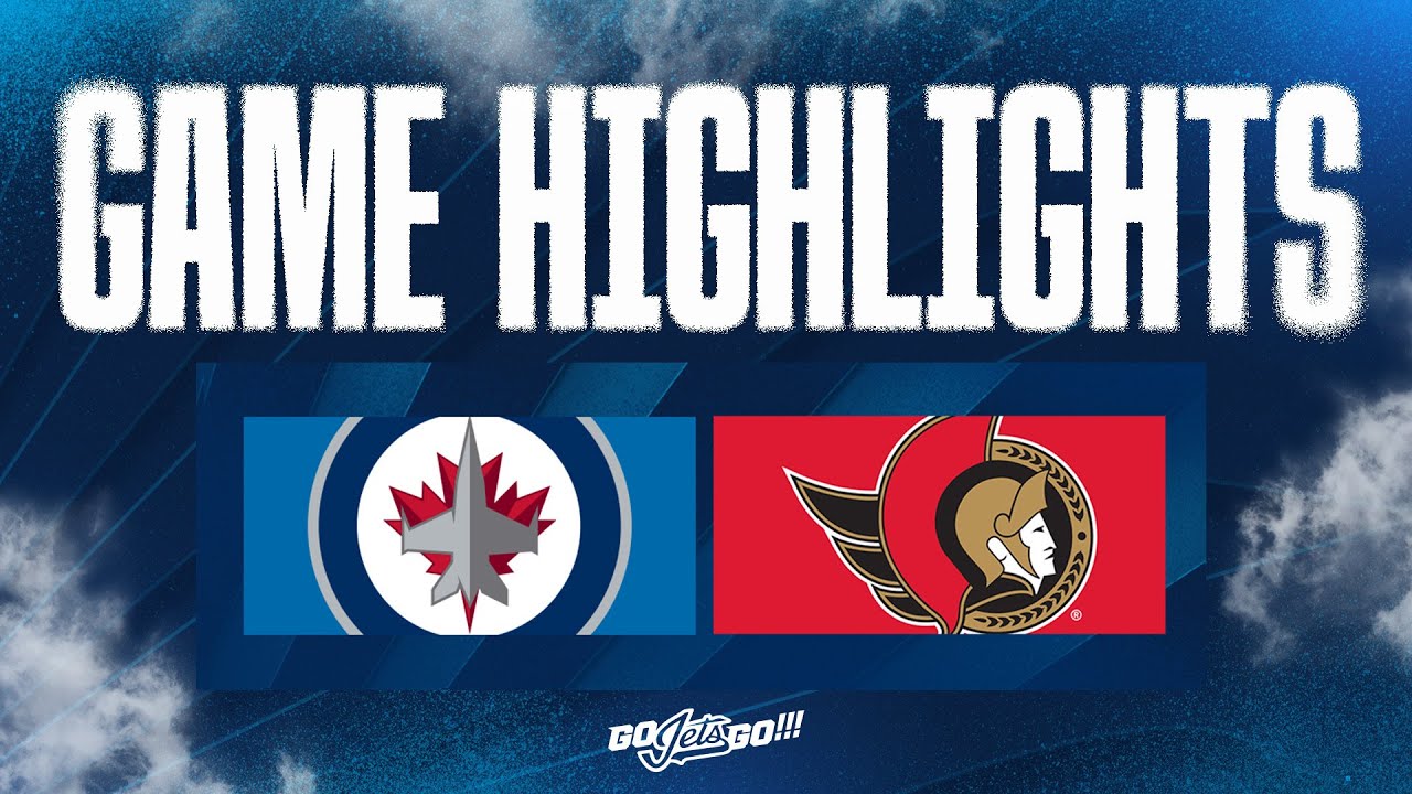 Winnipeg Jets vs. Ottawa Senators - Game Highlights - YouTube