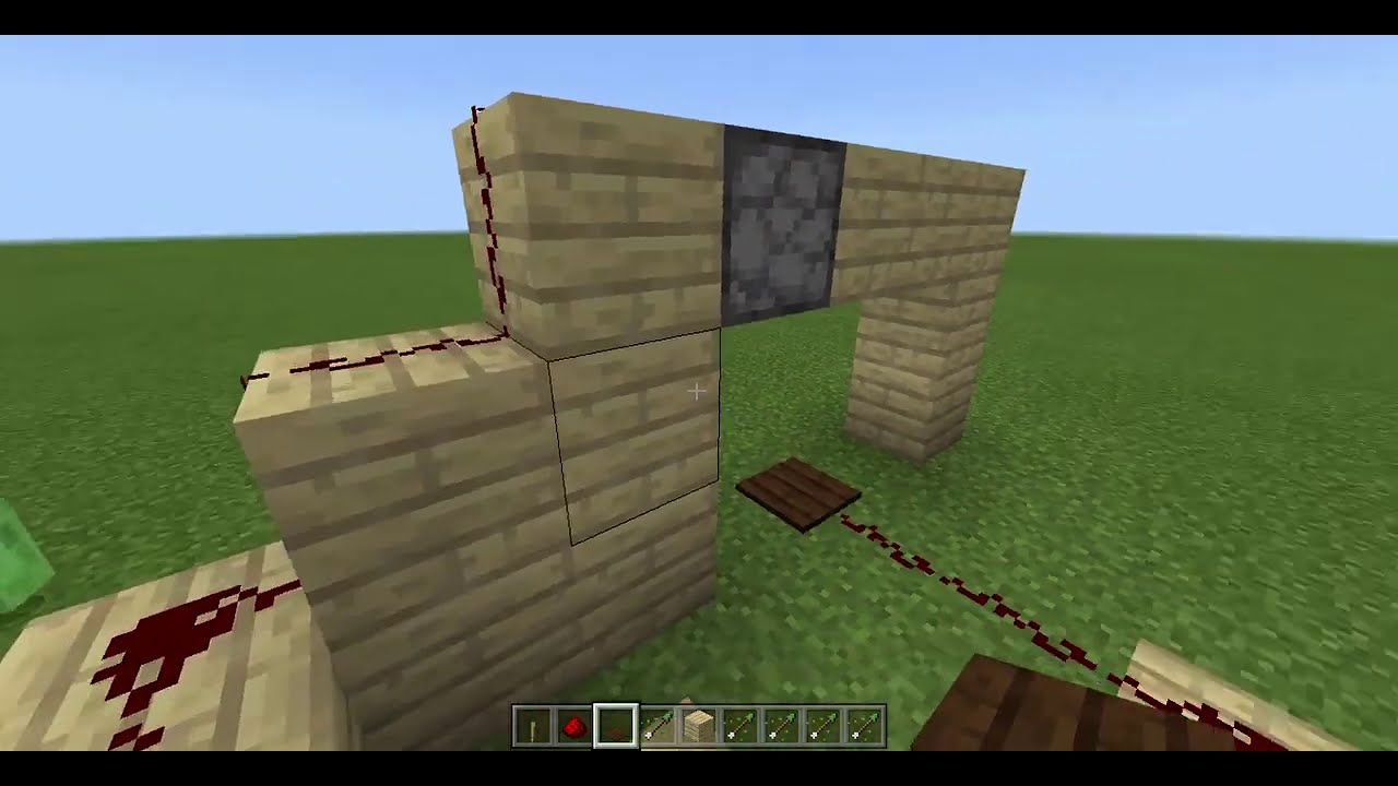 Minecraft Trap | 100% Works | Door Trap | TheProGamerKid - YouTube