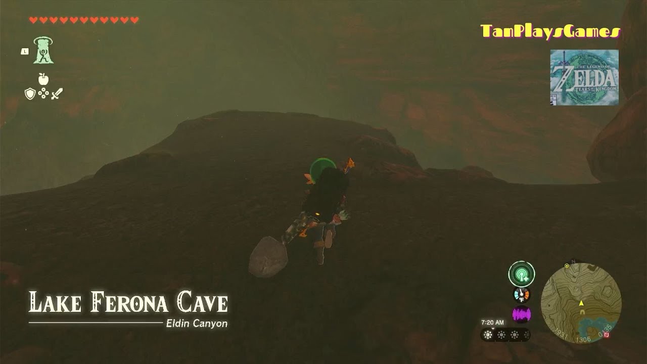 Lake Ferona Cave BubbulFrog Location : Zelda Tears of The Kingdom ...