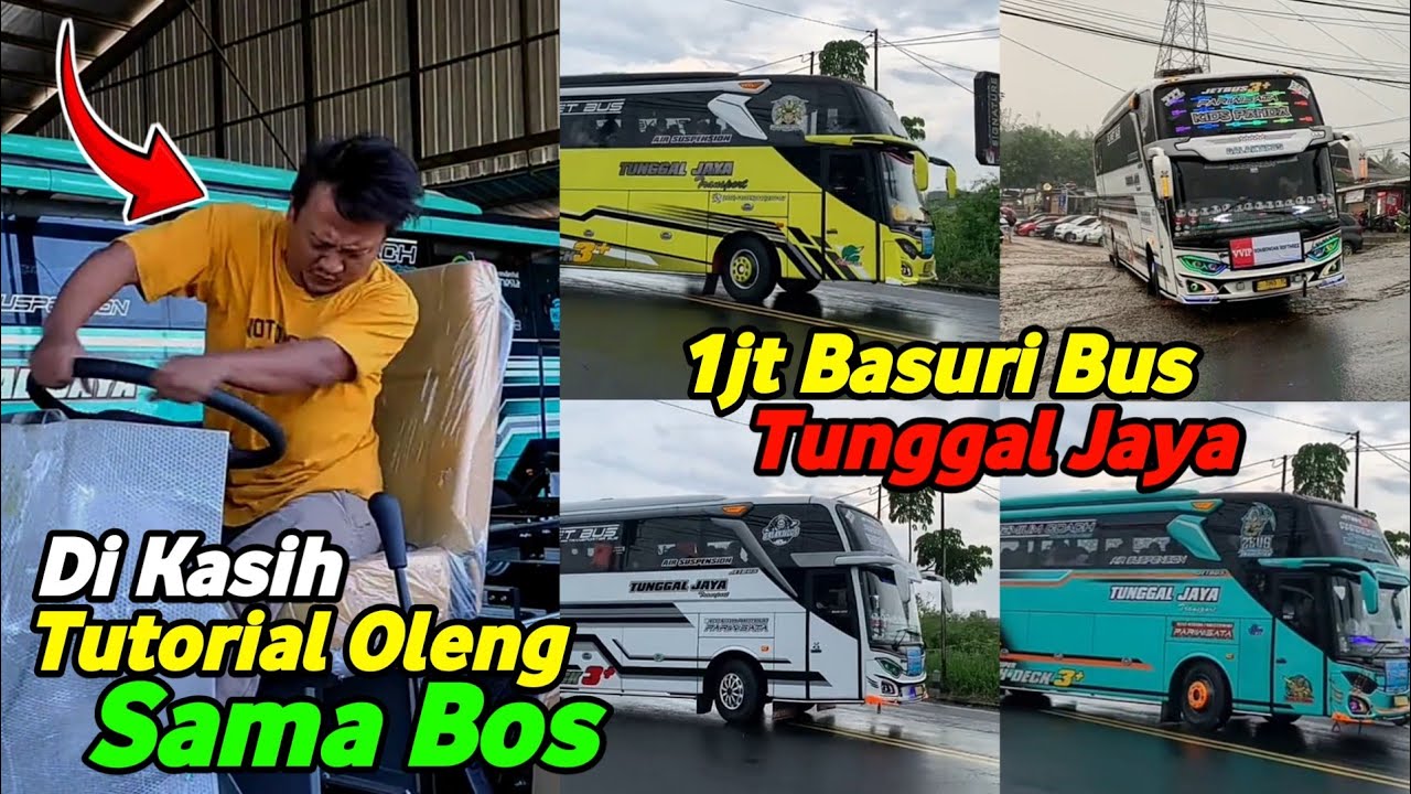 1.000.000 Basuri Bus Tunggal Jaya Keren Banget || BUS MODIFIKASI,BUS ...