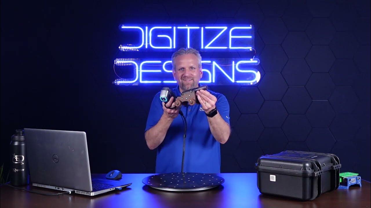 Introduction to SIMSCAN by Scantech | Handheld 3D Scanner Demo from Scan to STL by Digitize ...