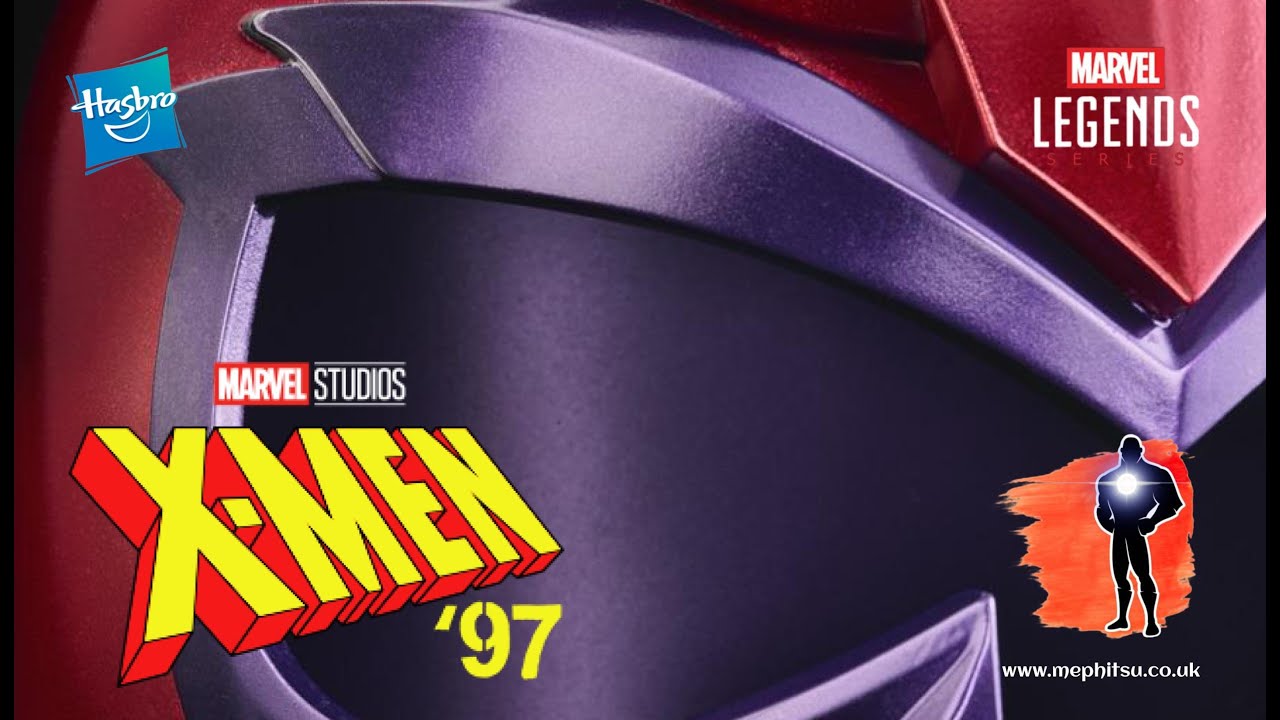 Marvel Legends Premium Roleplay Magneto Helmet Showcase from Hasbro ...