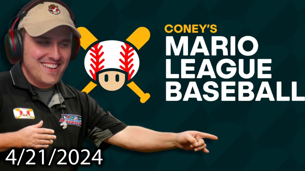 Coney Starts Mario League Baseball (4/21/24) - YouTube