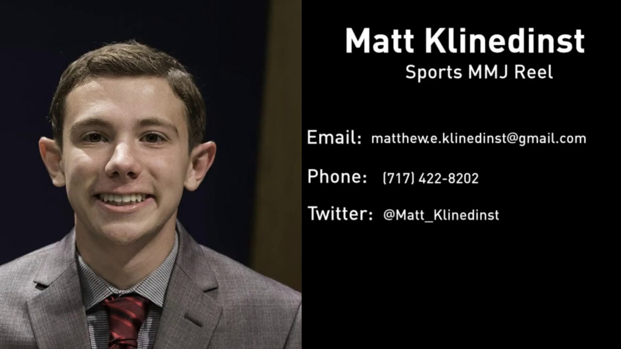 Matt Klinedinst Sports MMJ Reel (June, 2020) - YouTube