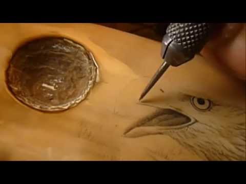 Scrimshaw Demonstration - Eagle Scene by Adams - YouTube