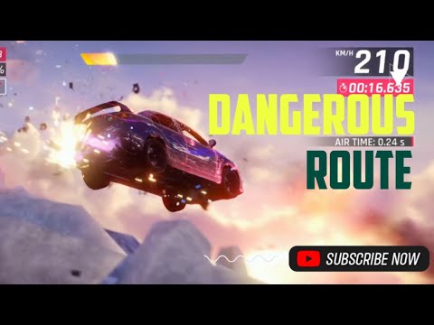 Dangerous Route l Asphalt 9 gameplay l Winloft Games l Race game #viral ...