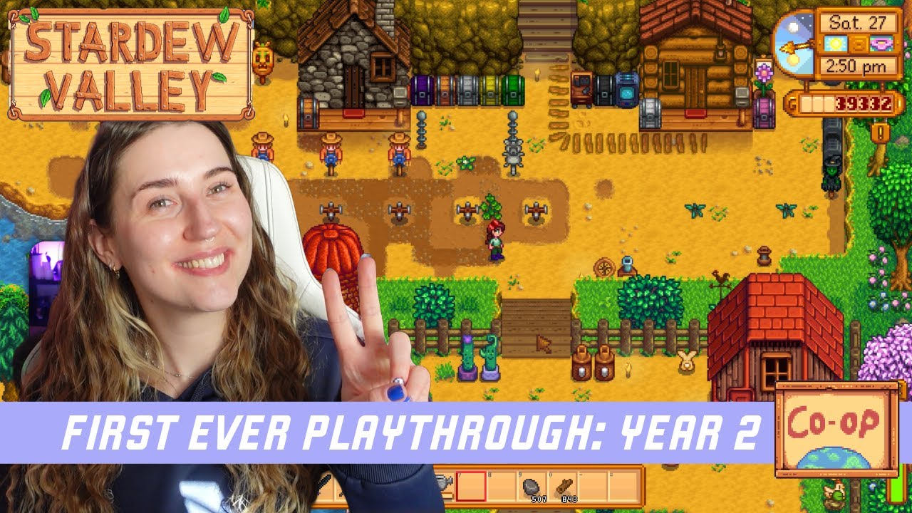 SDV First Playthrough Co-Op Hilltop Farm! - YouTube