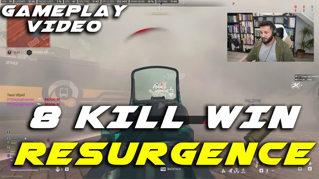 Win in WZ Resurgence Quads with 8 KILLS (27 Team Total) and TEAMWORK ...