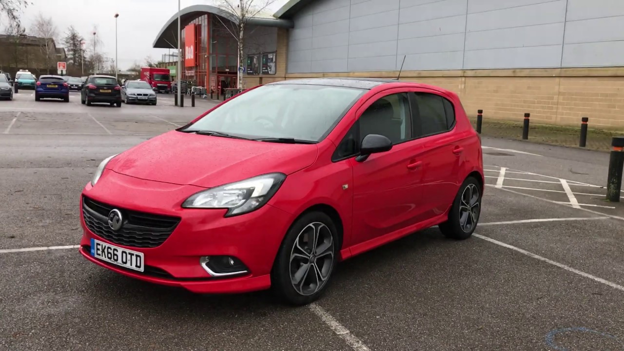 Vauxhall Corsa Red Edition 1 4 Turbo EK66OTD CORSA - YouTube