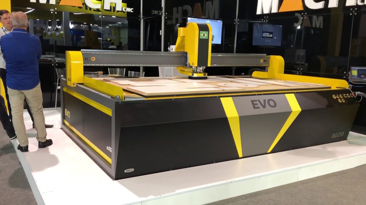 Router cnc EVO marcenaria, na Fimma 2019 - YouTube