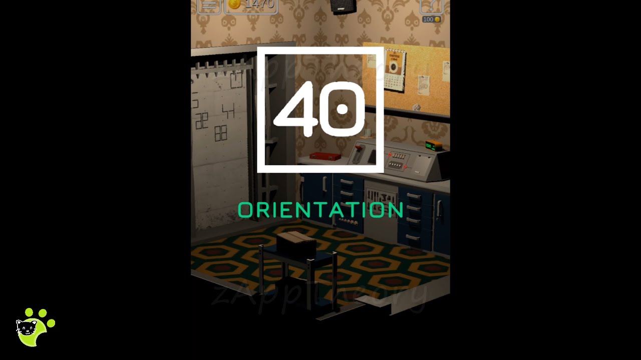 50 Tiny Room Escape 40 Orientation (4/4 Cards) Full Walkthrough (Kiary ...