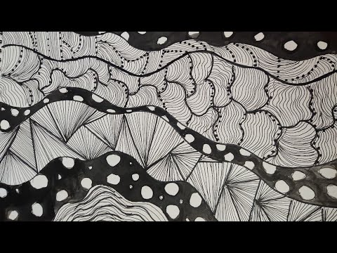 Haw to Draw Abstract Drawing eseyly||||Abstract Drawing|||style with ...