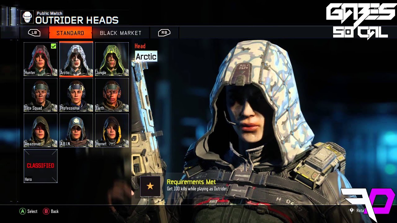 Outrider Showcase (COD BO3) - YouTube