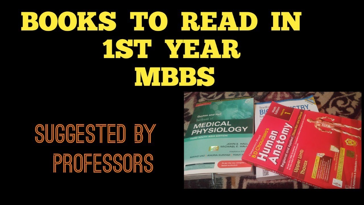 Buying our first year mbbs books//Books to read in 1st year suggested ...