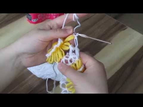 Papatya Motifli Şal Modeli(2.Bölüm)