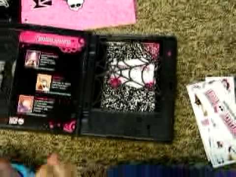 cuaderno y folders de monster high - YouTube