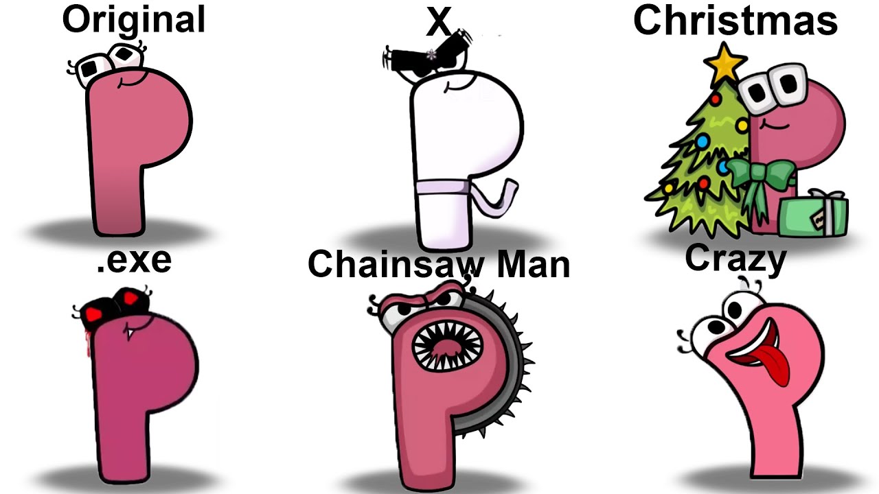 Alphabet Lore But Everyone Is ALL Different Versions (A-Z...) - YouTube