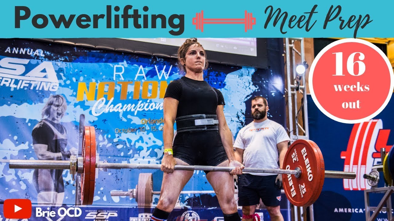 USPA Powerlifting Meet Prep - 16 weeks out - YouTube