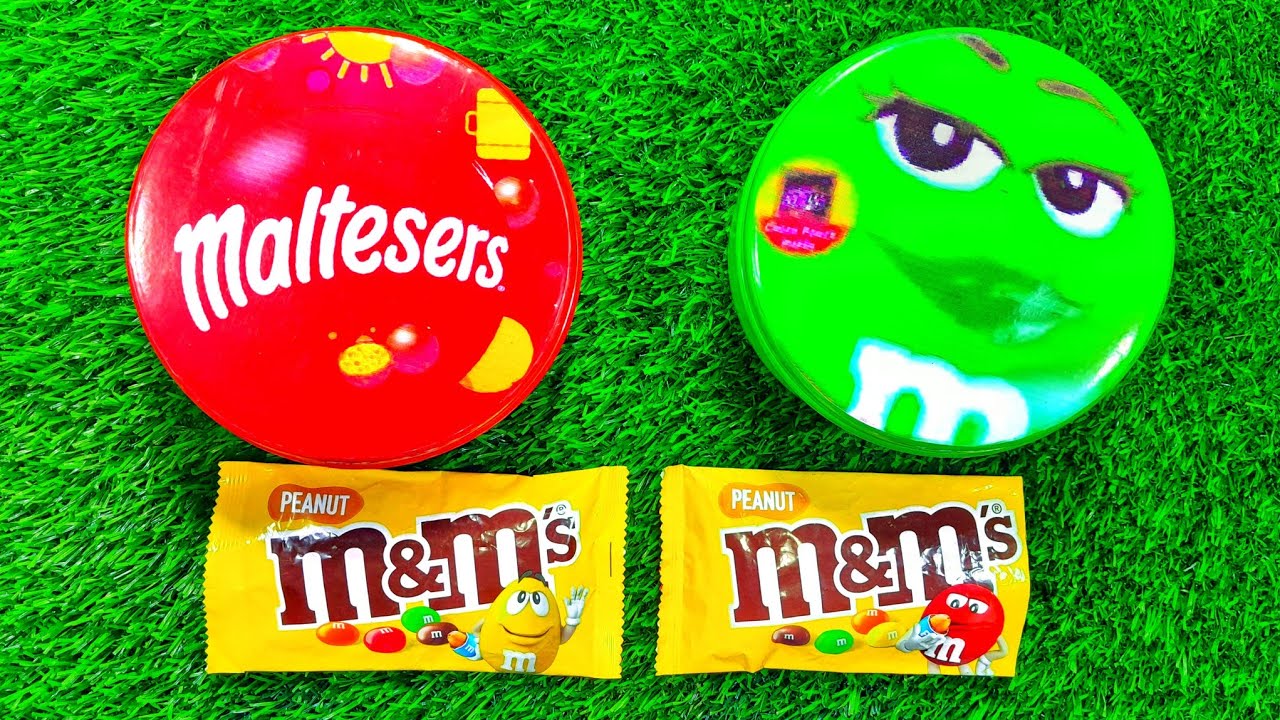 Satisfying video | Rainbow M&M'S And Maltesers Boxes Opening And ...