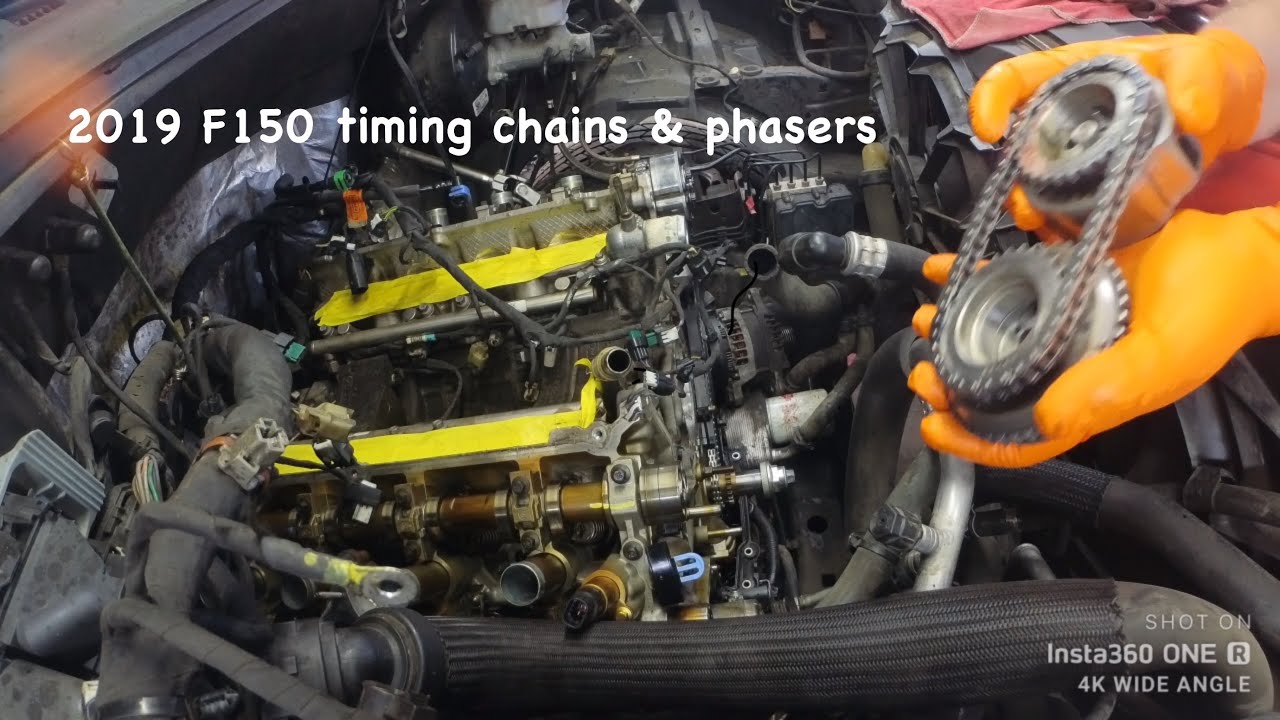 2019 Ford F150 5.0l v8. Timing chains and phasers replacement - YouTube