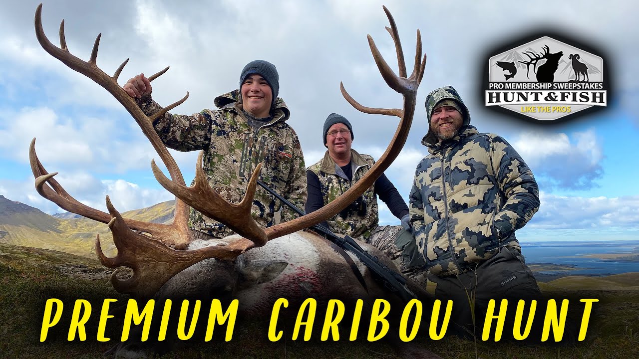 Pro Membership Sweepstakes Drawing for Premium Caribou Hunt - YouTube