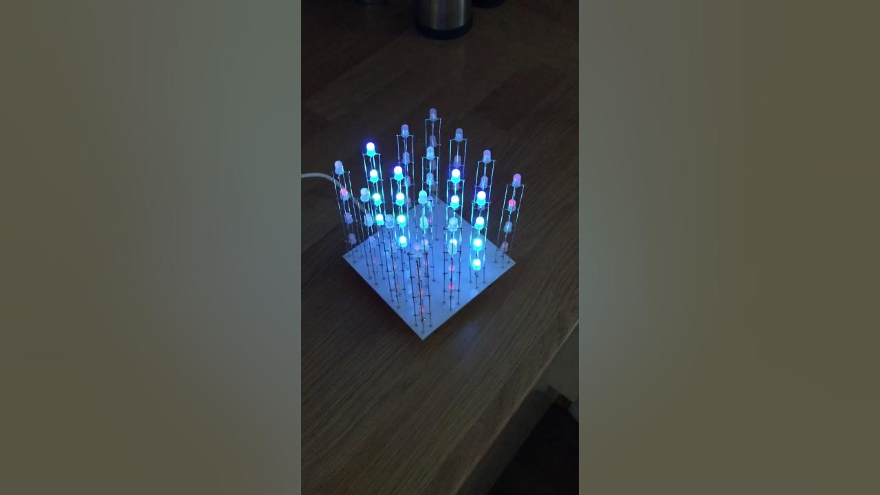 4x4x4 RGB Charlieplexed Led Cube - YouTube