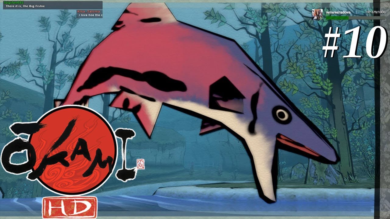 Okami HD [10] Fishing for a key - YouTube