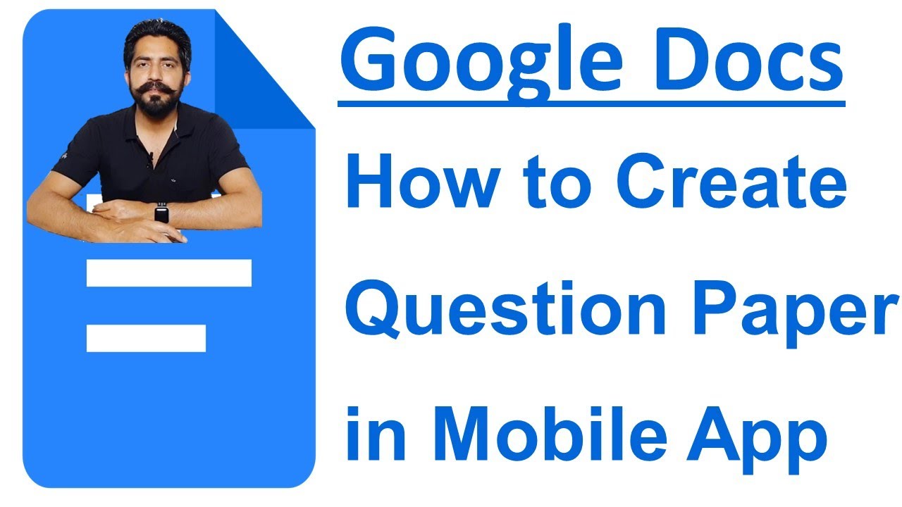 How To Create Question Paper In Google Docs From Mobile App In Hindi How To Create Question Paper In Google Docs From Mobile App In Hindi