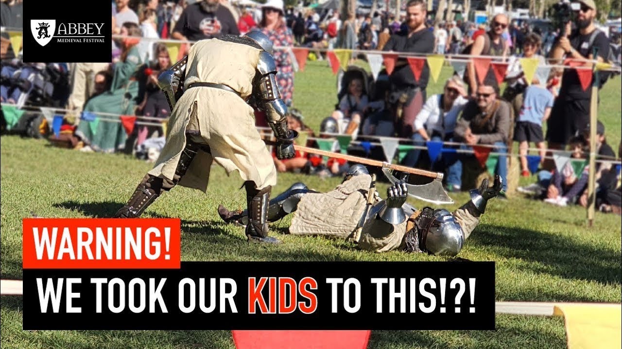 A Battle Royale for the family | Abbey Medieval Festival 2023 # ...