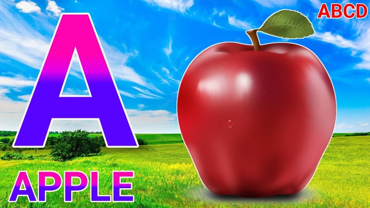 A for Apple,B for Ball, Alphabets, छोटे बच्चों की पढ़ाई,kids class,# ...