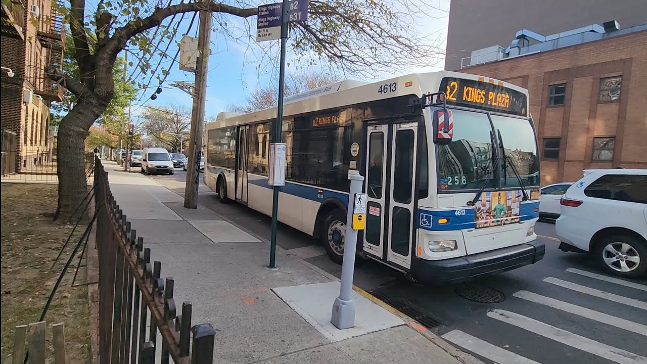MTA NYCT Bus 2009 Orion VII Next Generation Hybrid #4613 on the B2 @Ave ...