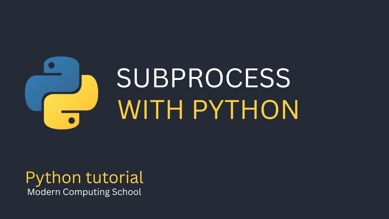 Running Multiple Python Scripts Using Another Python File Using Subprocess Python Tutorial