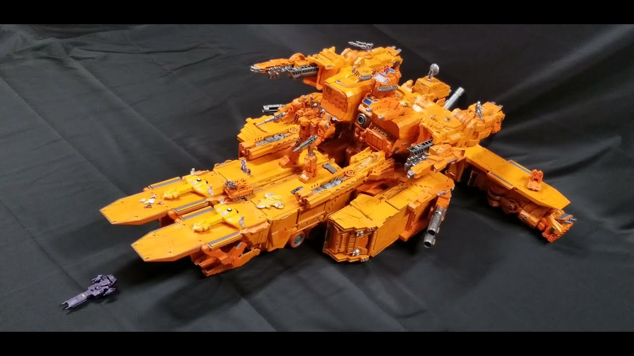Transformers Movie 1986 Super TITAN Autobot shuttle carrier mode custom ...
